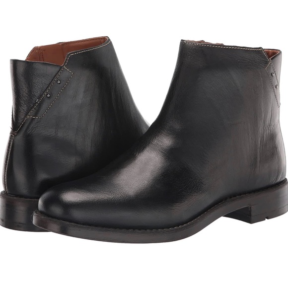 Franco Sarto | Shoes | Franco Sarto Black Leather Ankle Boots | Poshmark